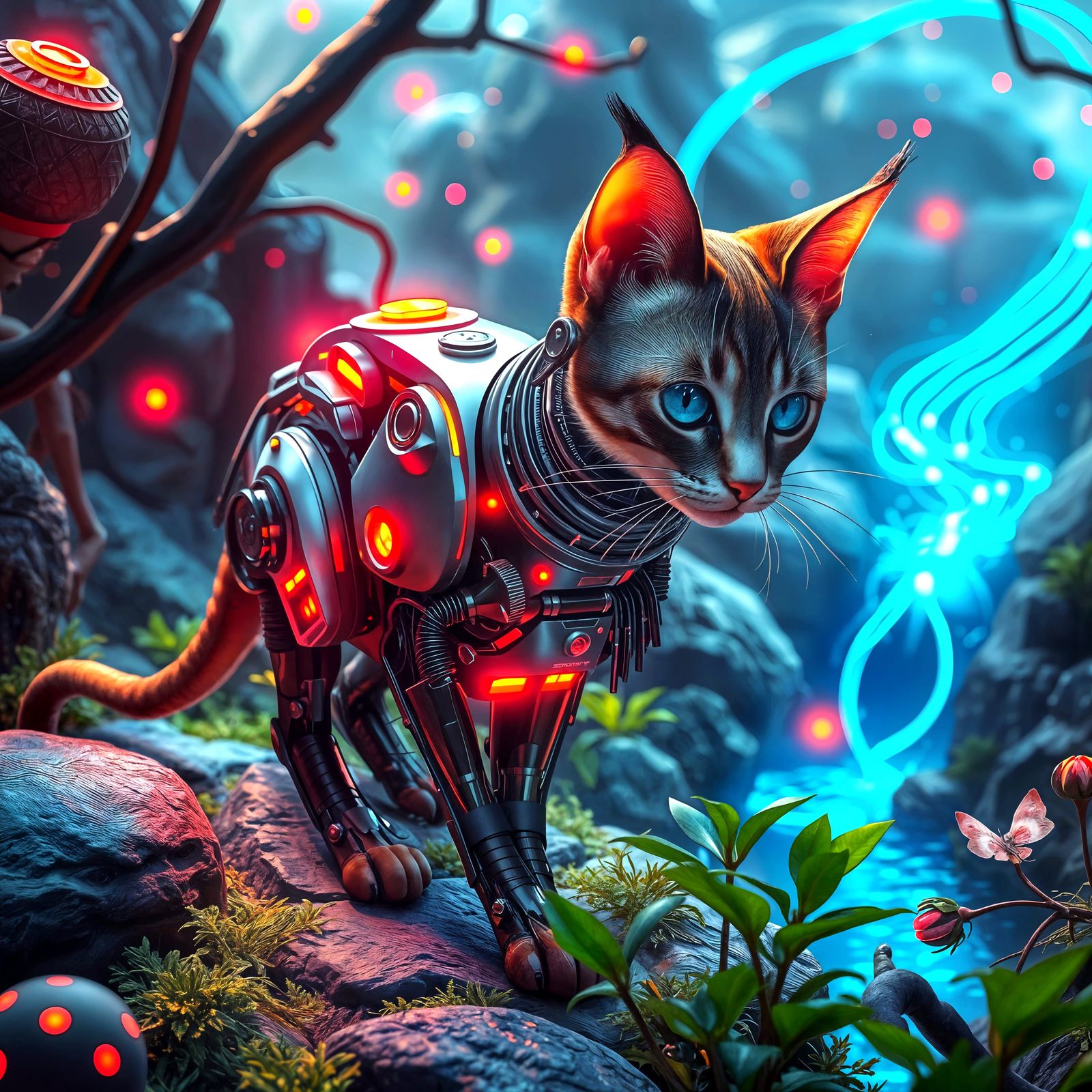 Cyberkitty lost in the matrix - Cyberkitty in Celestialpunk ...