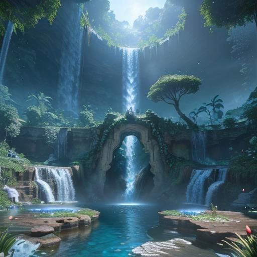 A Natural Portal - AI Generated Artwork - NightCafe Creator