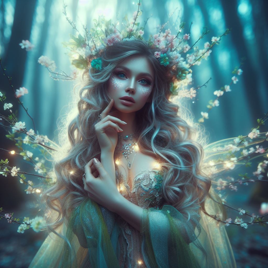 The Spring Fae Goddess Mother - AI Generated Artwork - NightCafe Creator
