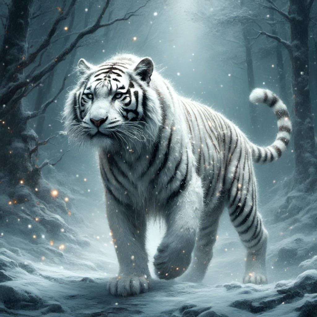 Snowstorm - AI Generated Artwork - NightCafe Creator