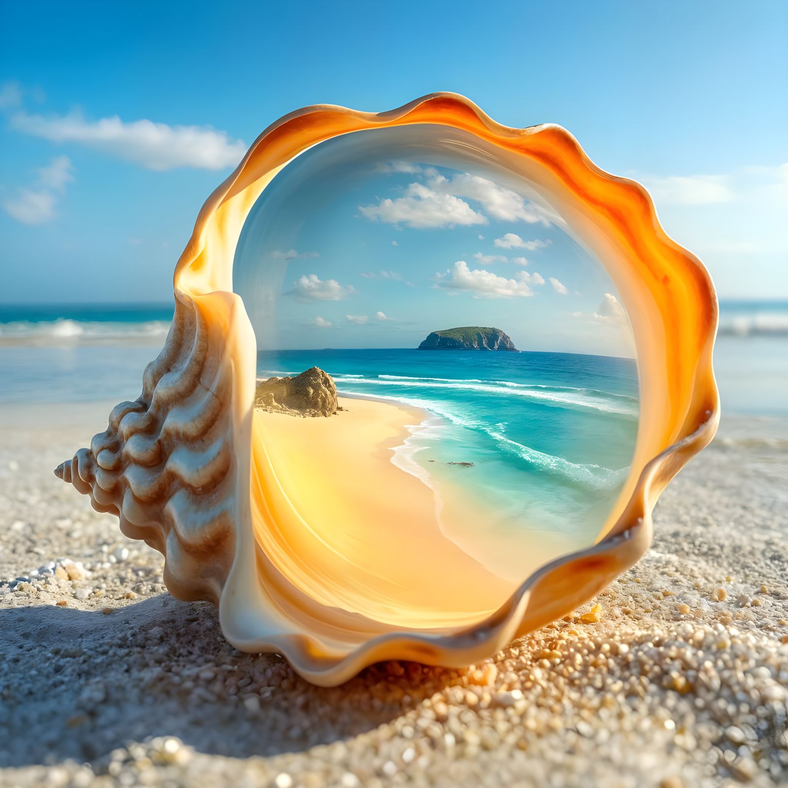 Shell- Daily challenge #938 - NightCafe