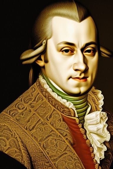 Mozart Insanely HyperRealistic HyperDetailed HyperIntricate ...