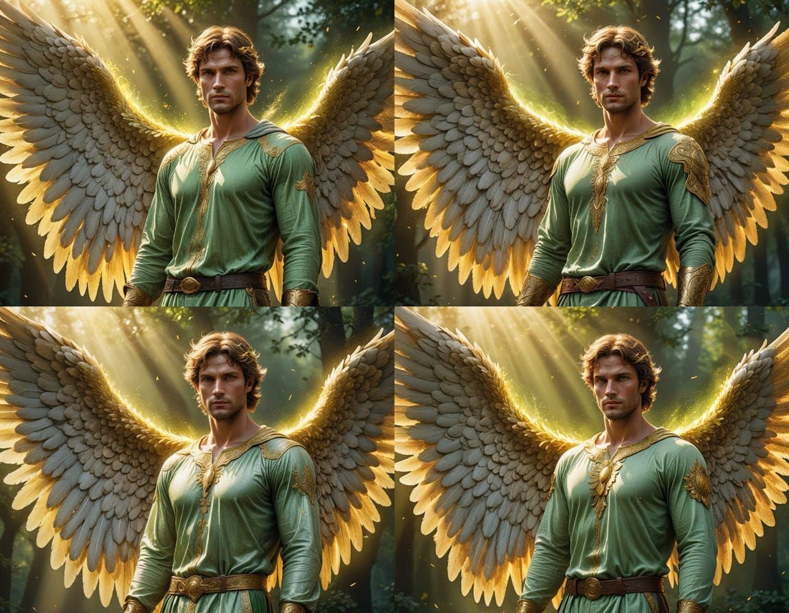 Breathtakingly Realistic 6 Winged Angel in Etherea... - AI Art