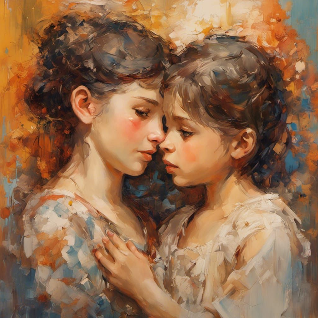 Sisters - AI Generated Artwork - NightCafe Creator