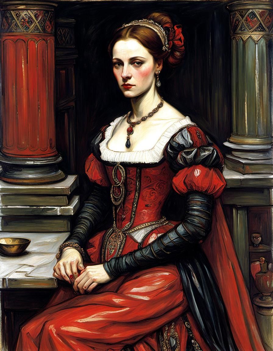 The Bloody Countess - AI Generated Artwork - NightCafe Creator