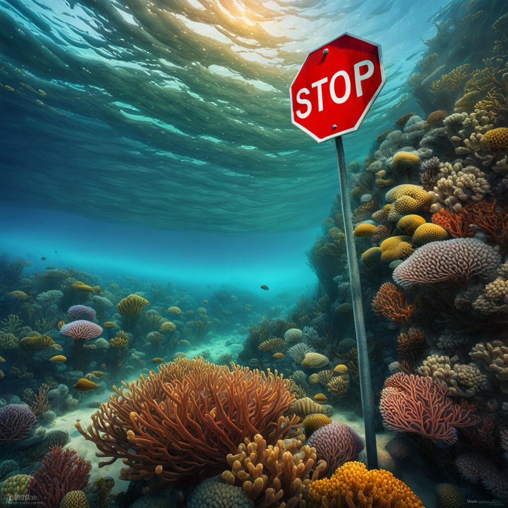 Underwater Stop - AI Generated Artwork - NightCafe Creator