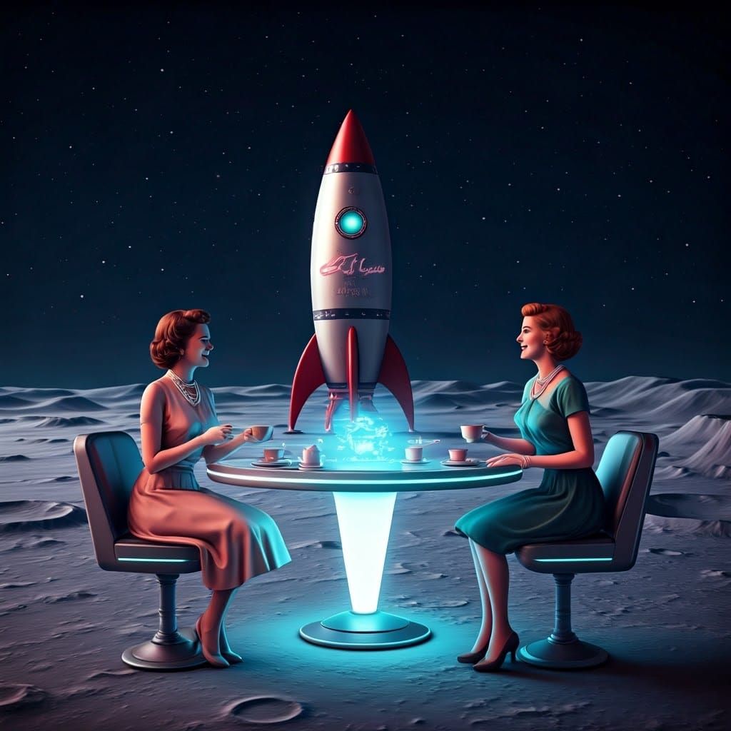 Tea party on the moon - Tea party on the moon