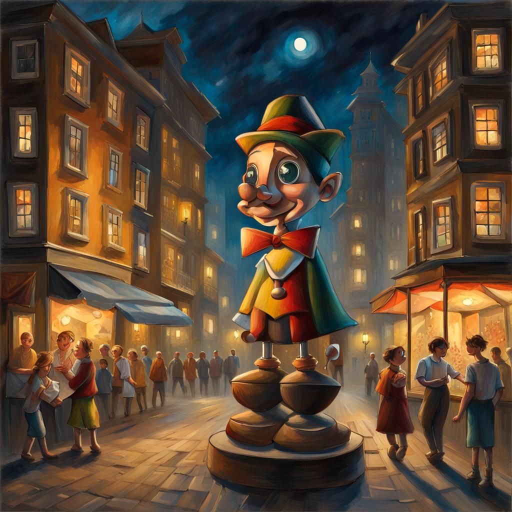 The Pinocchio Enigma - AI Generated Artwork - NightCafe Creator