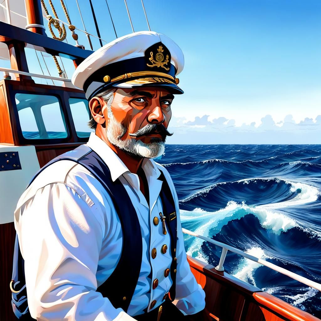 Ship's Captain - 1 - AI Generated Artwork - NightCafe Creator
