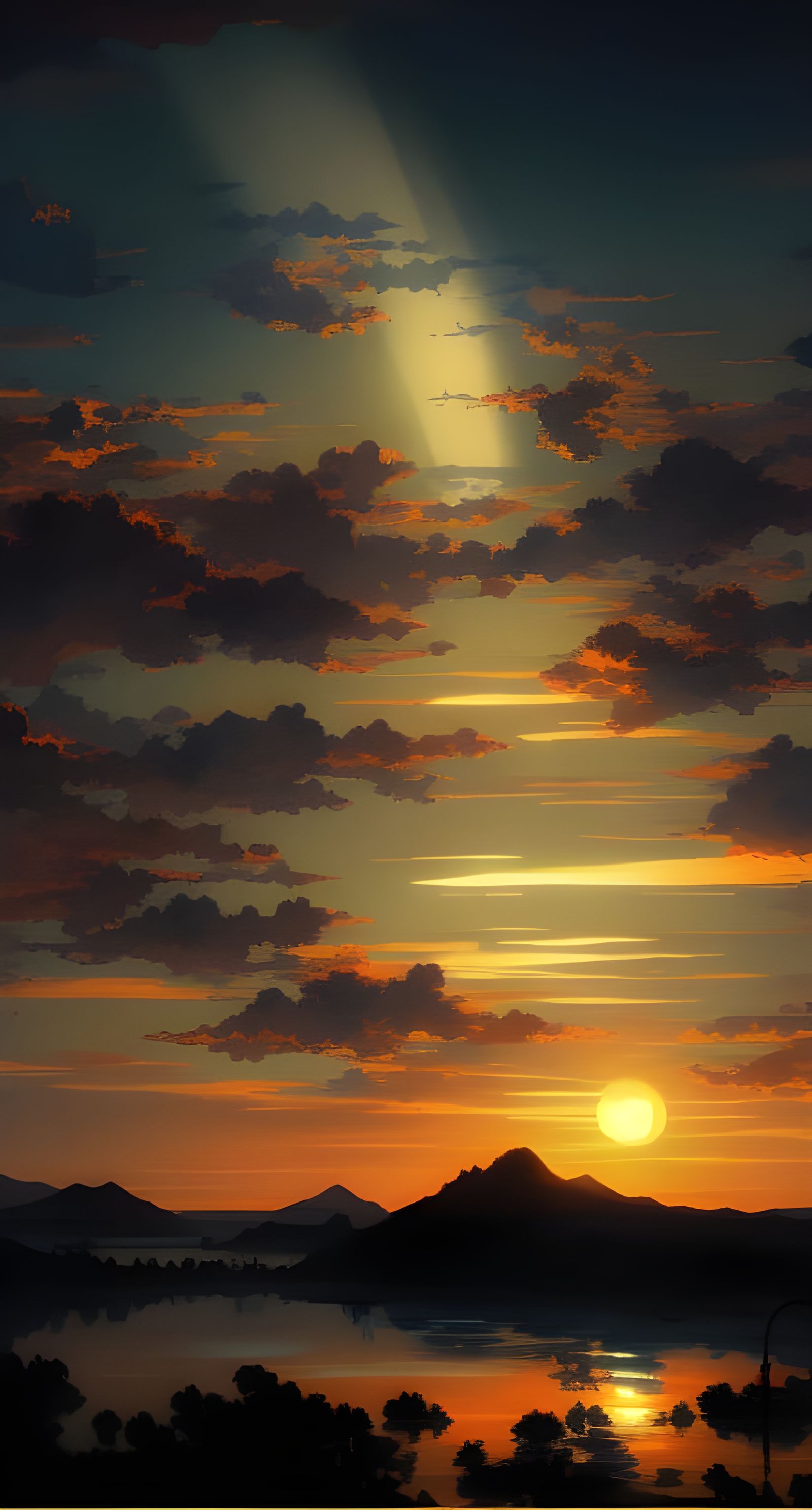 Sunset - AI Generated Artwork - NightCafe Creator