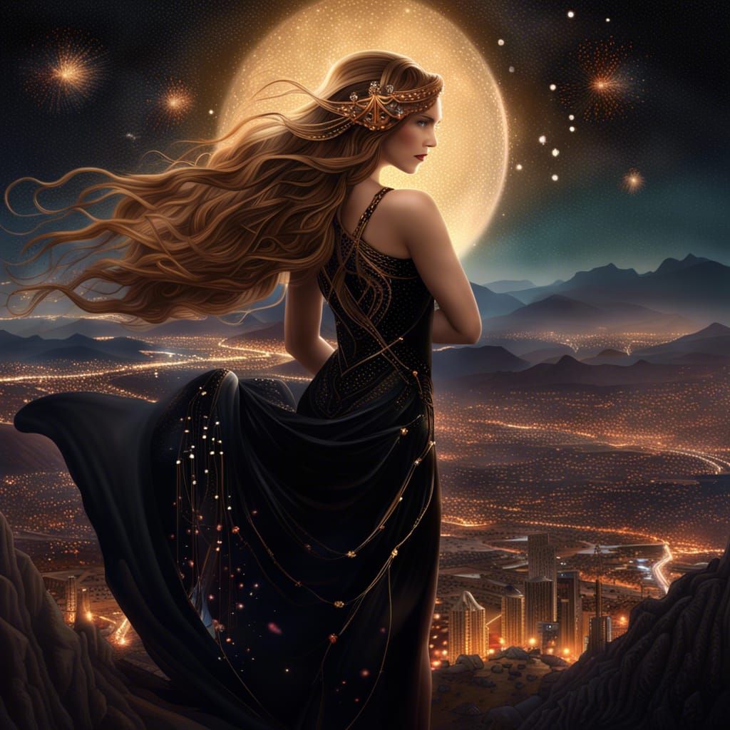 full moon vibes - AI Generated Artwork - NightCafe Creator