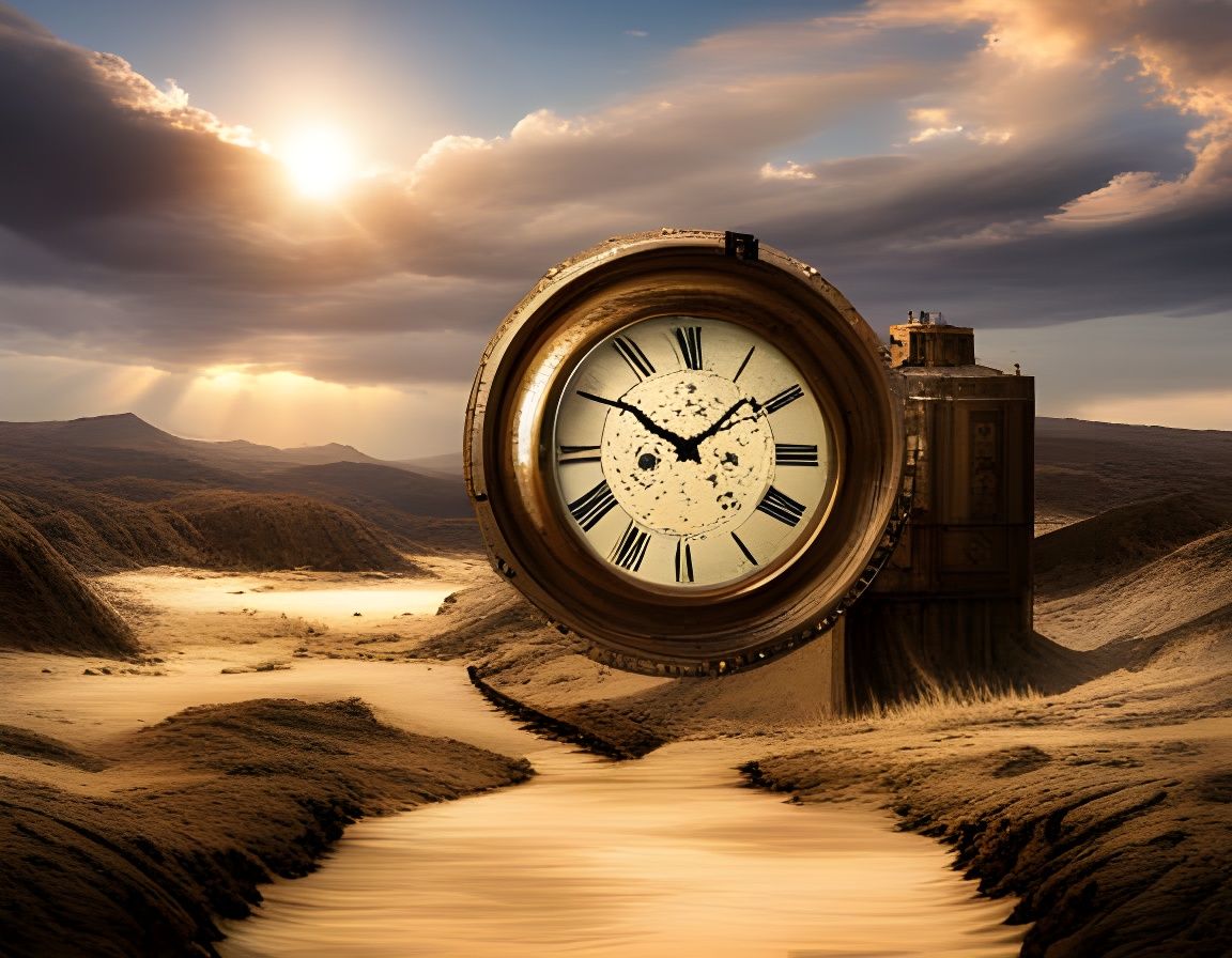 Surreal Clock - AI Generated Artwork - NightCafe Creator