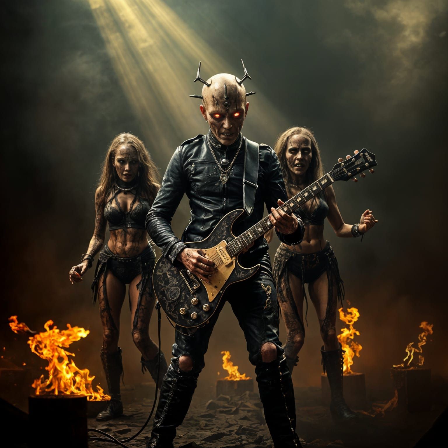 An ultra-realistic, cinematic shot of "Pinhead", f... - AI Art