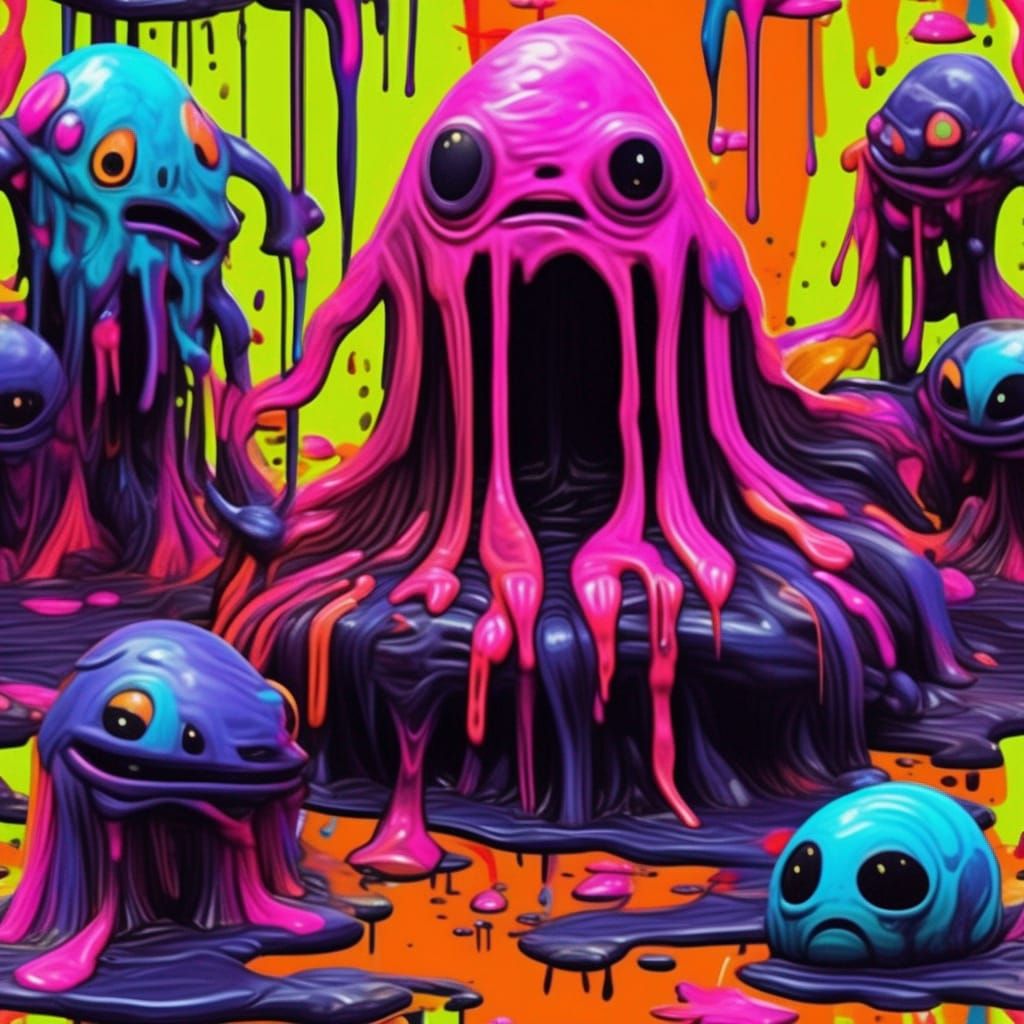 Blobs - AI Generated Artwork - NightCafe Creator