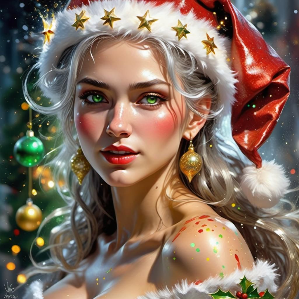 Miss Claus - AI Generated Artwork - NightCafe Creator