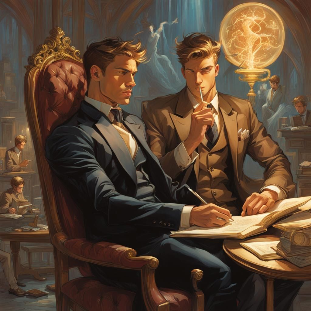 Working Late 240115F - AI Generated Artwork - NightCafe Creator