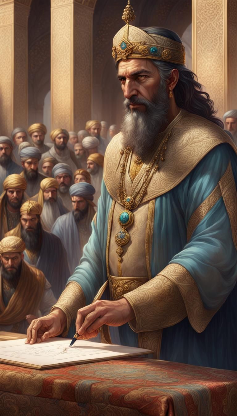 ancient Persian ruler - AI Generated Artwork - NightCafe Creator