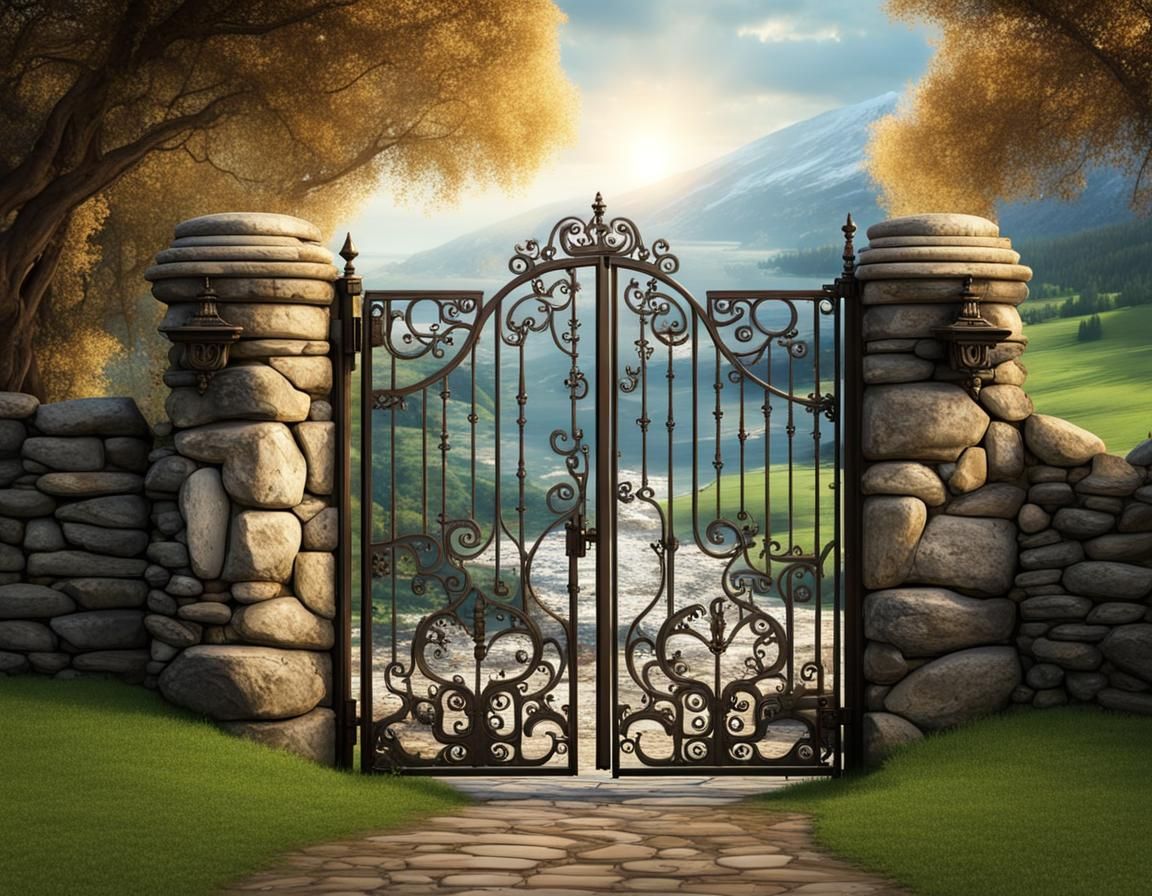Gates to the world - AI Generated Artwork - NightCafe Creator
