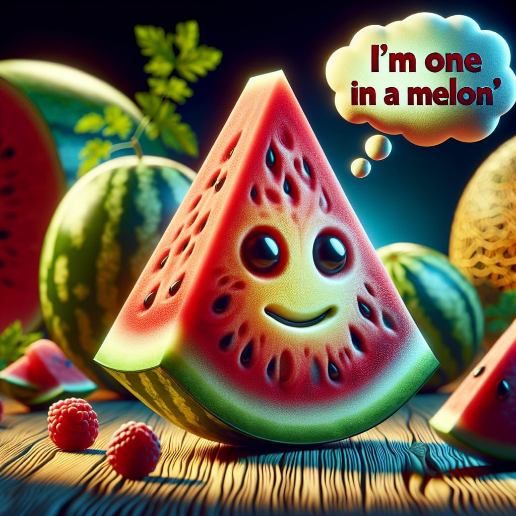 One in a melon (million) - AI Generated Artwork - NightCafe Creator