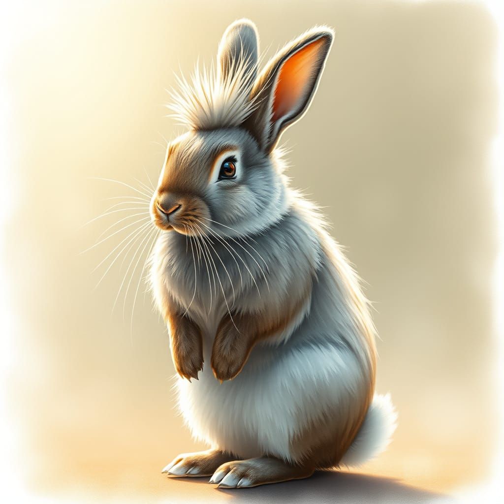 A Rabbits Portrait - A Rabbits Portrait