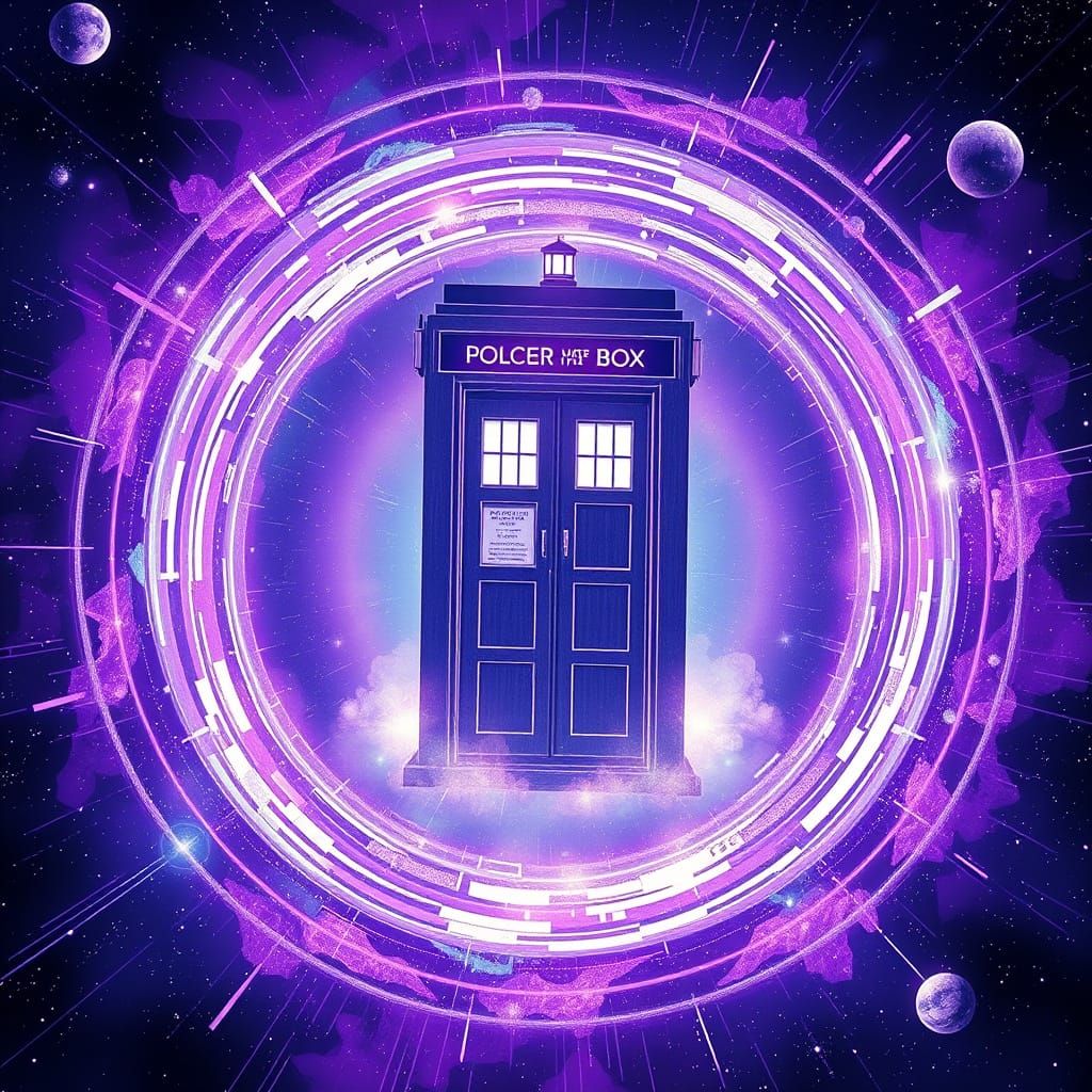 Tardis in time vortex - Tardis in time vortex