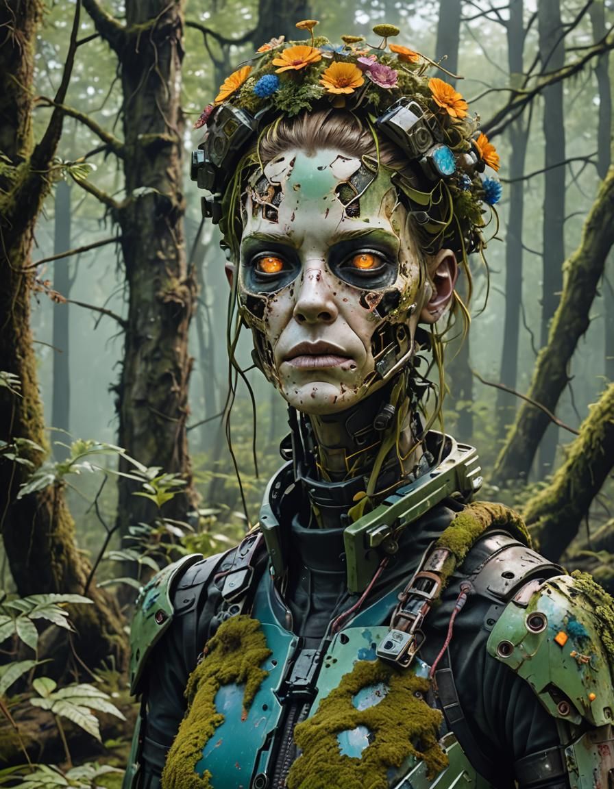 Decommissioned Android - AI Generated Artwork - NightCafe Creator