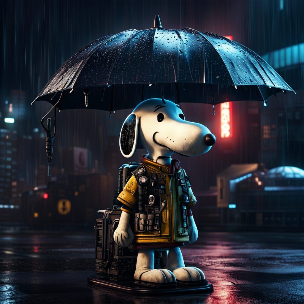 Cyberpunk Snoopy - AI Generated Artwork - NightCafe Creator