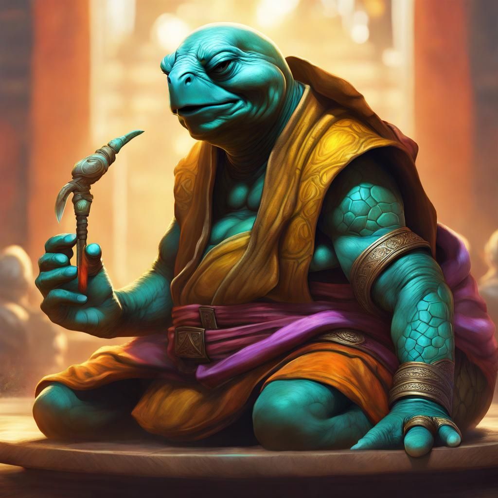 The Tortle Monk - AI Generated Artwork - NightCafe Creator