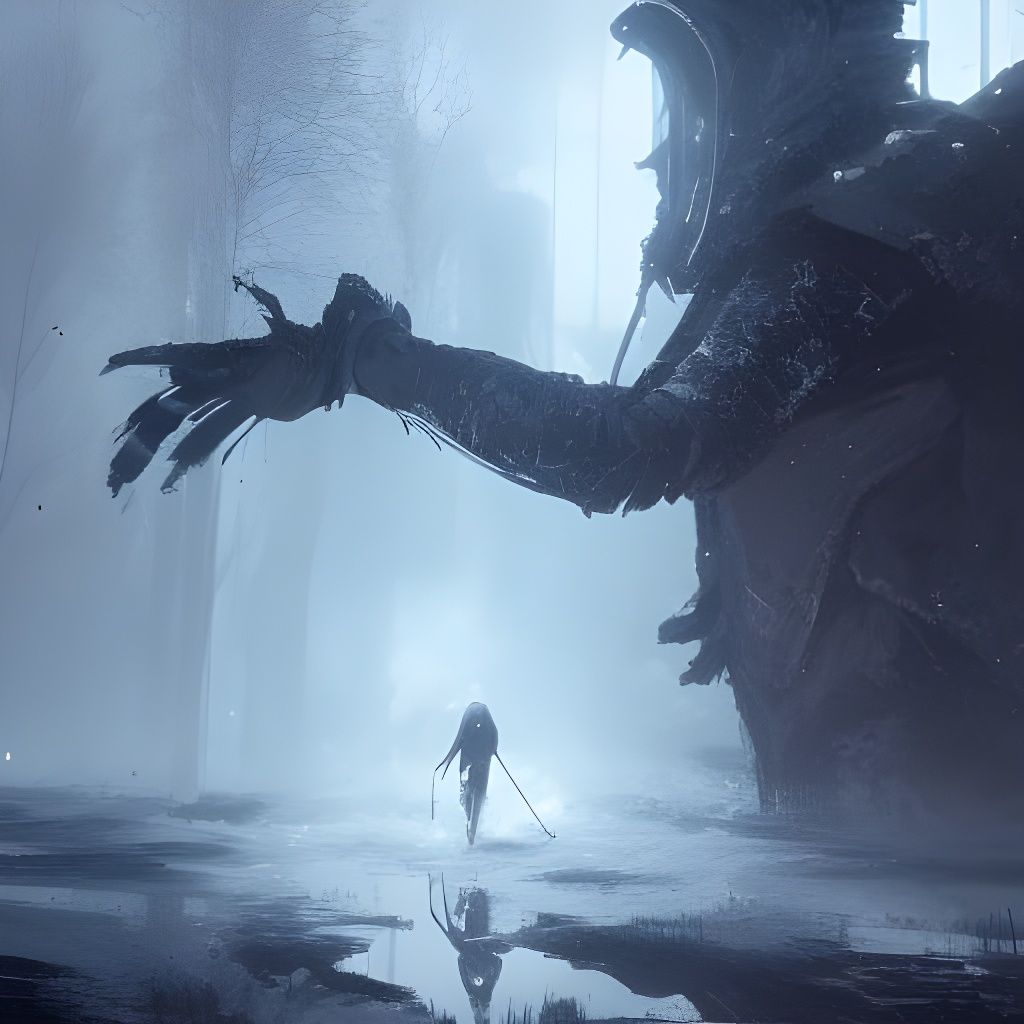 Frozen Giant - AI Generated Artwork - NightCafe Creator