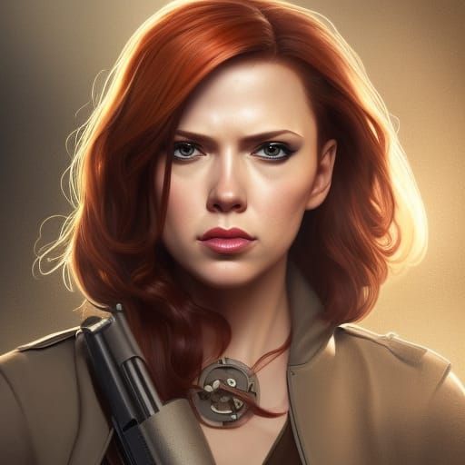 Natasha Romanoff aka Black Widow - AI Generated Artwork - NightCafe Creator