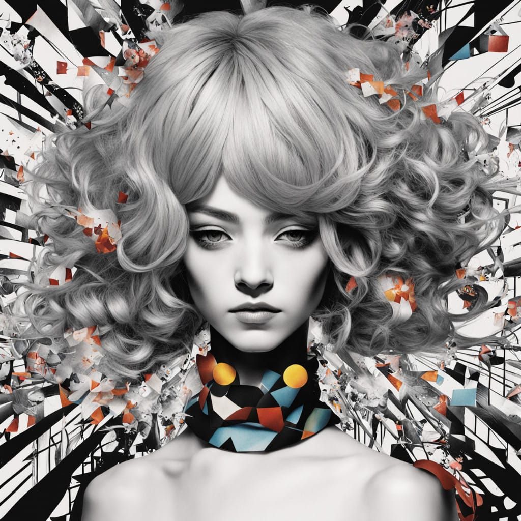 Woman Million Dandelion dreamscape, making wishes , Salvador Dali ...