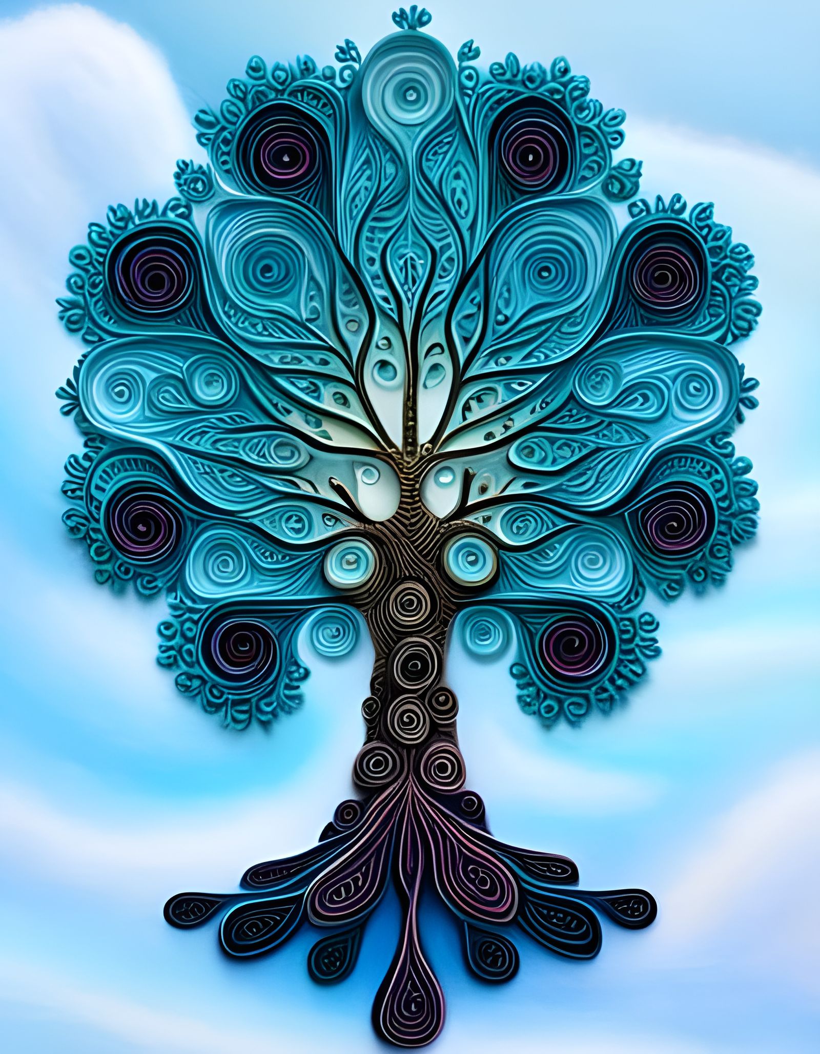 World Tree #4 - AI Generated Artwork - NightCafe Creator