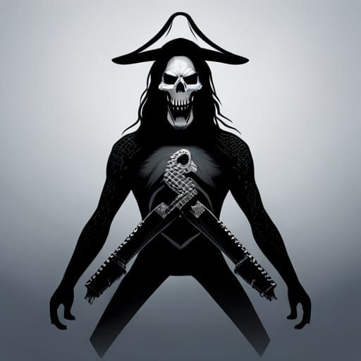 Edgy Skeletal Band Symbol - AI Generated Artwork - NightCafe Creator
