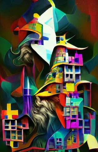 Grand Wizard Gandolf Merlin - AI Generated Artwork - NightCafe Creator