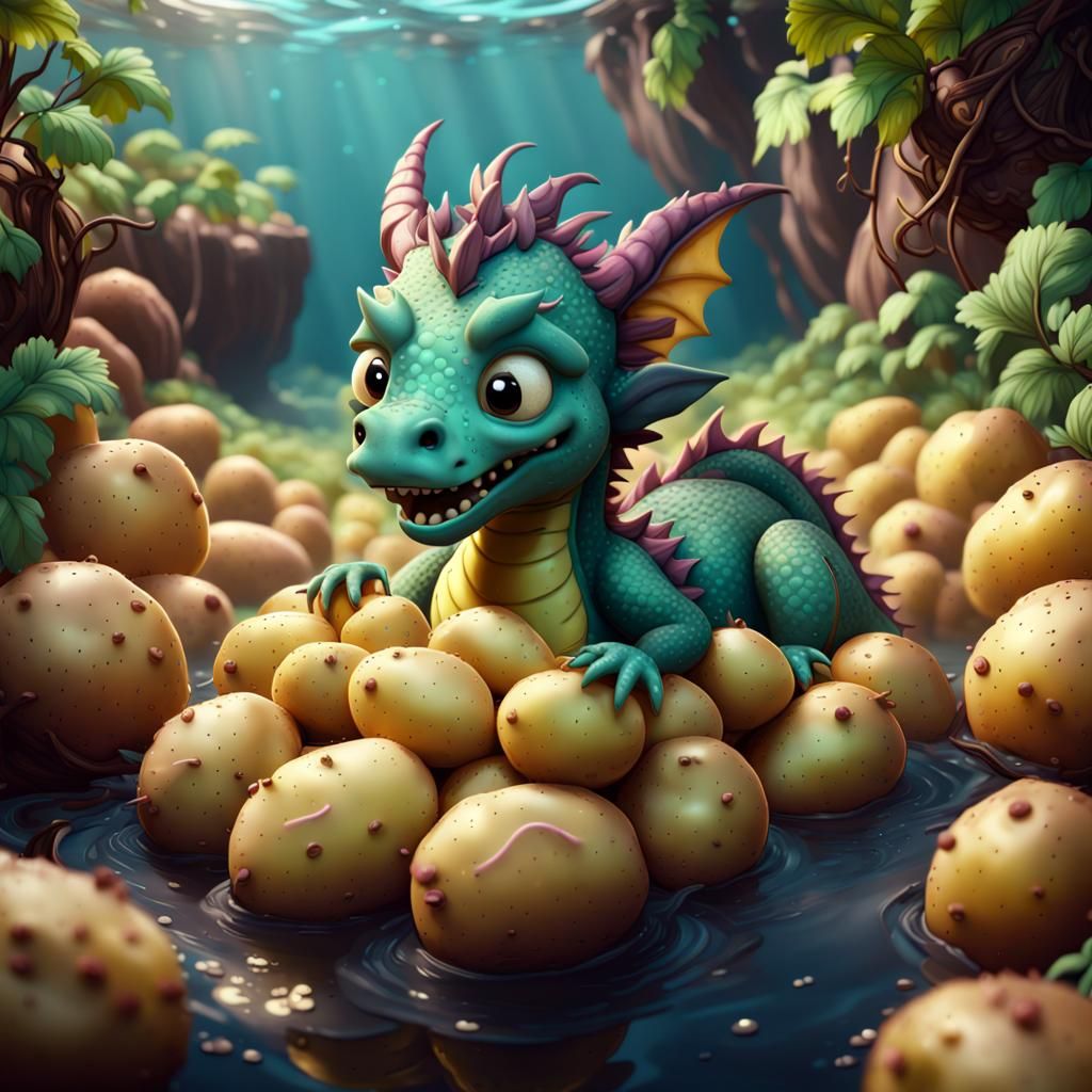 Potato King - AI Generated Artwork - NightCafe Creator