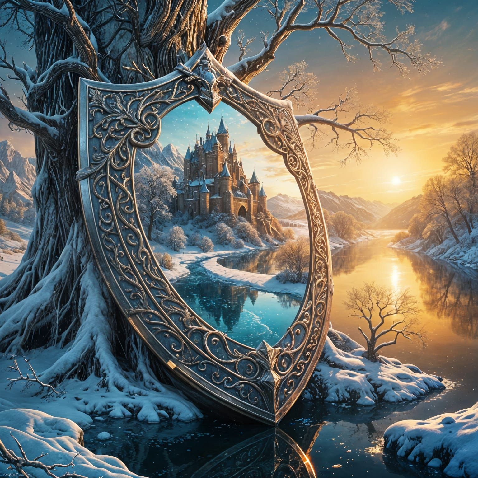 The Winter Shield - Epic Winter Shield Concept Art with Cast...