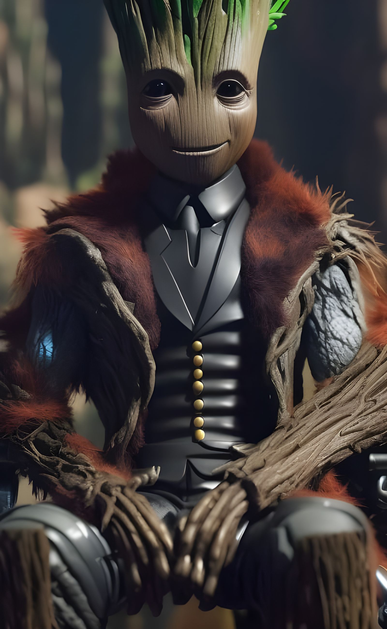 Groot CEO - AI Generated Artwork - NightCafe Creator
