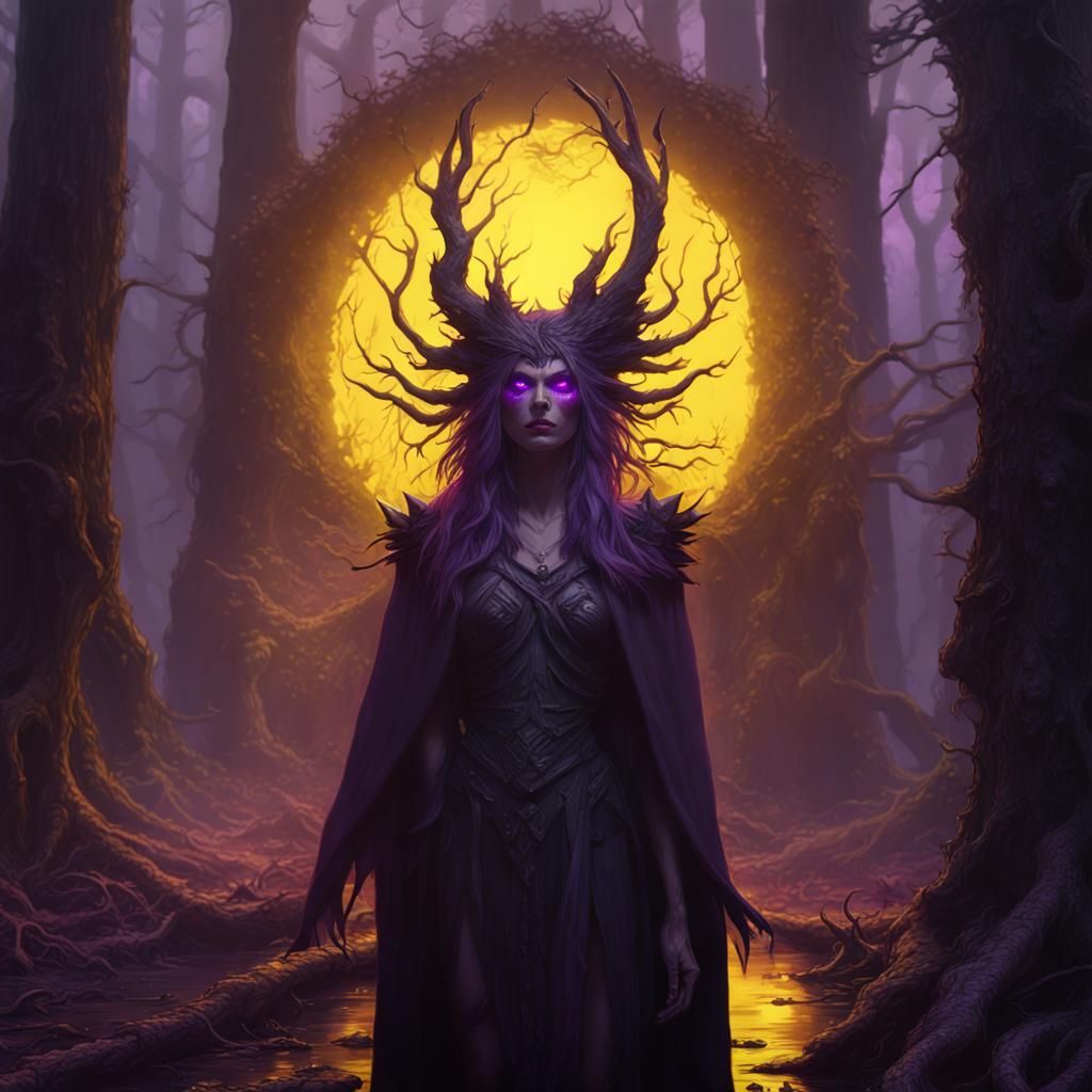 Forest Witch - AI Generated Artwork - NightCafe Creator