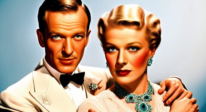 Bollywood Musical Dancing Fred Astaire and Ginger Rogers colorized ...