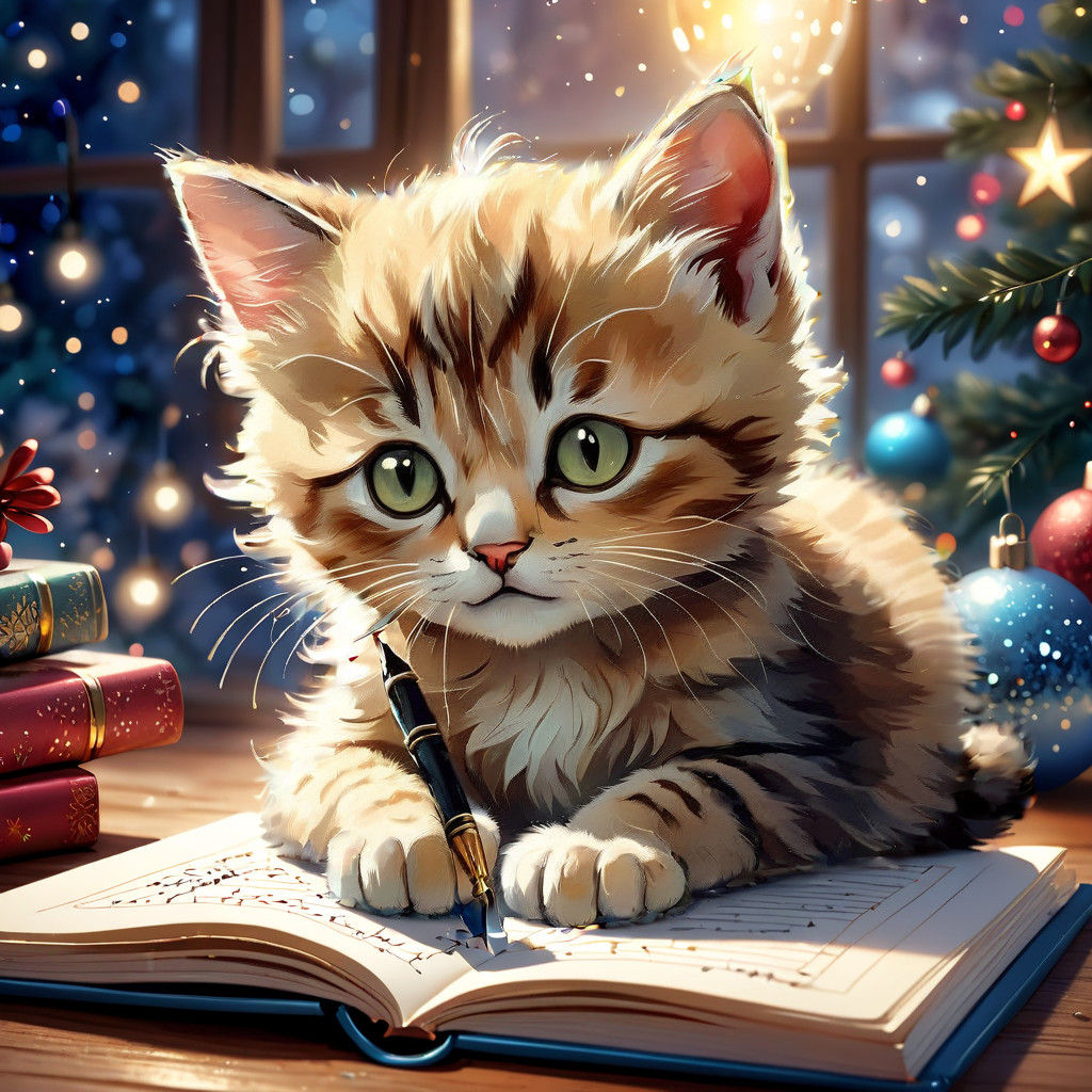 Writing a wish - Writing a wish