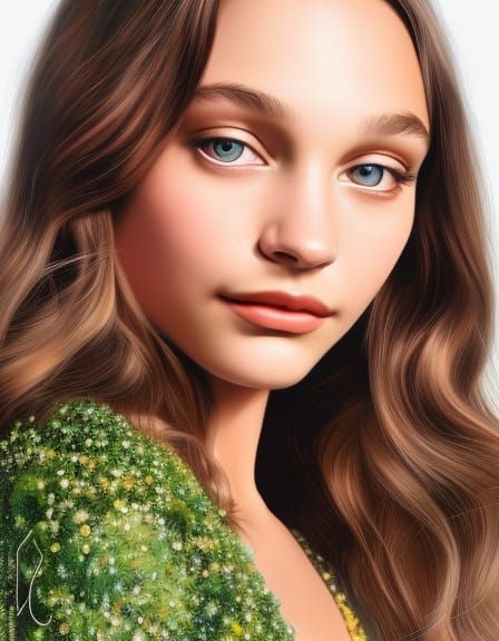 Maddie Ziegler - AI Generated Artwork - NightCafe Creator
