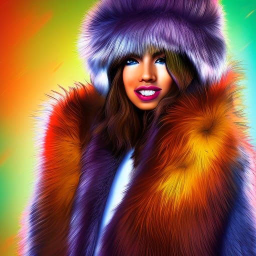 Dressed In Fur - AI Generated Artwork - NightCafe Creator