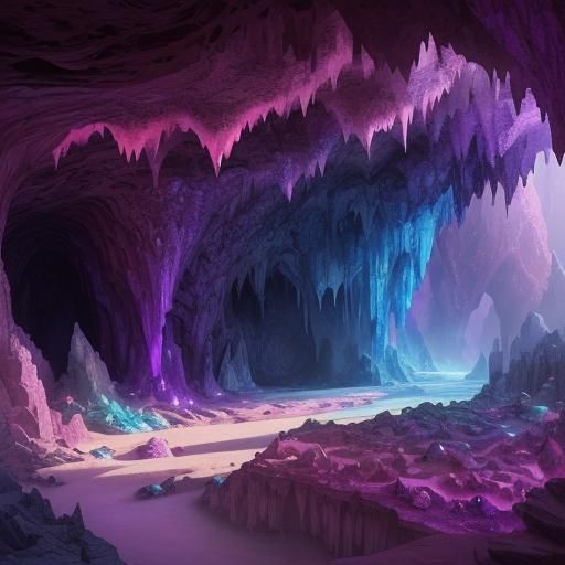Cave - AI Generated Artwork - NightCafe Creator
