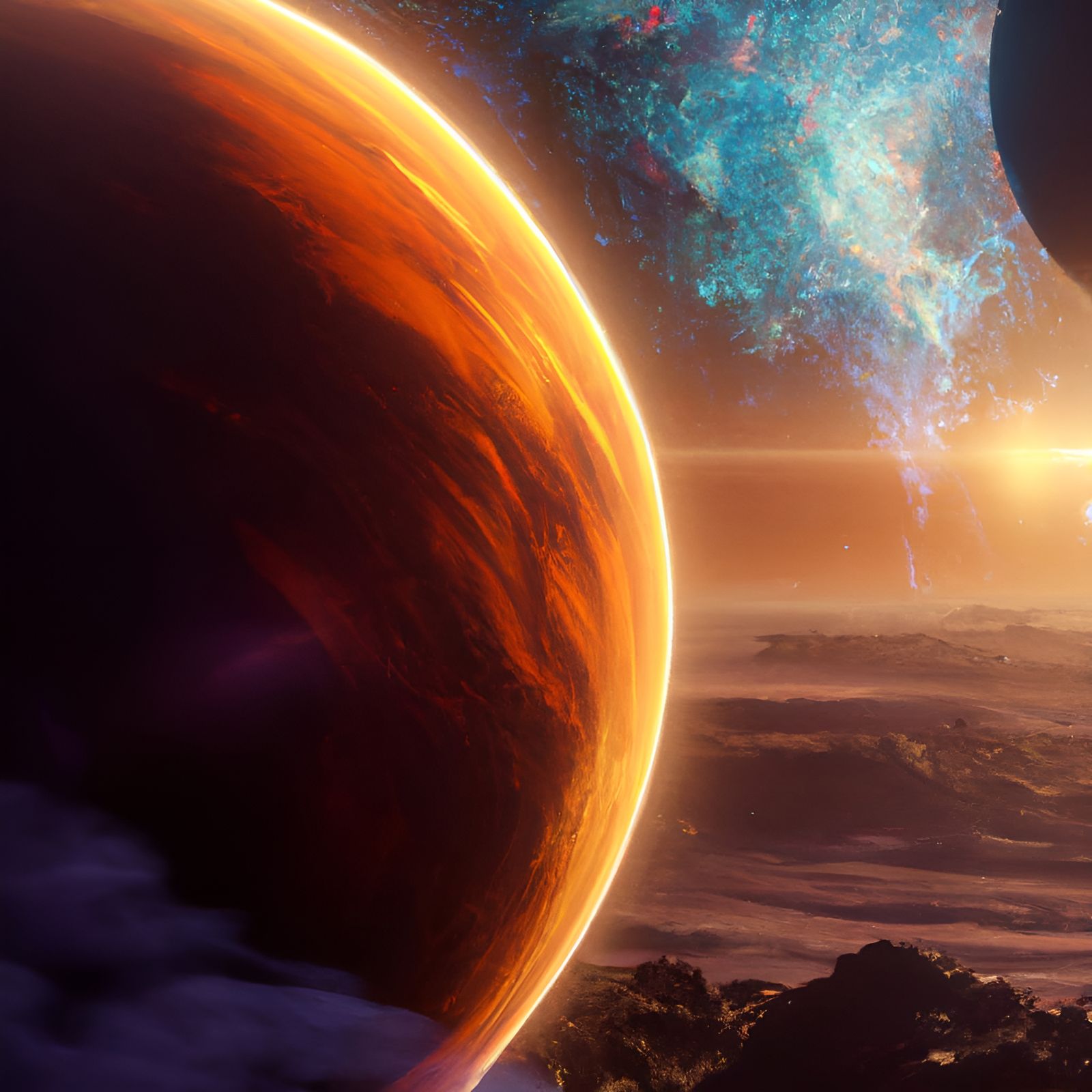 Planet. - AI Generated Artwork - NightCafe Creator