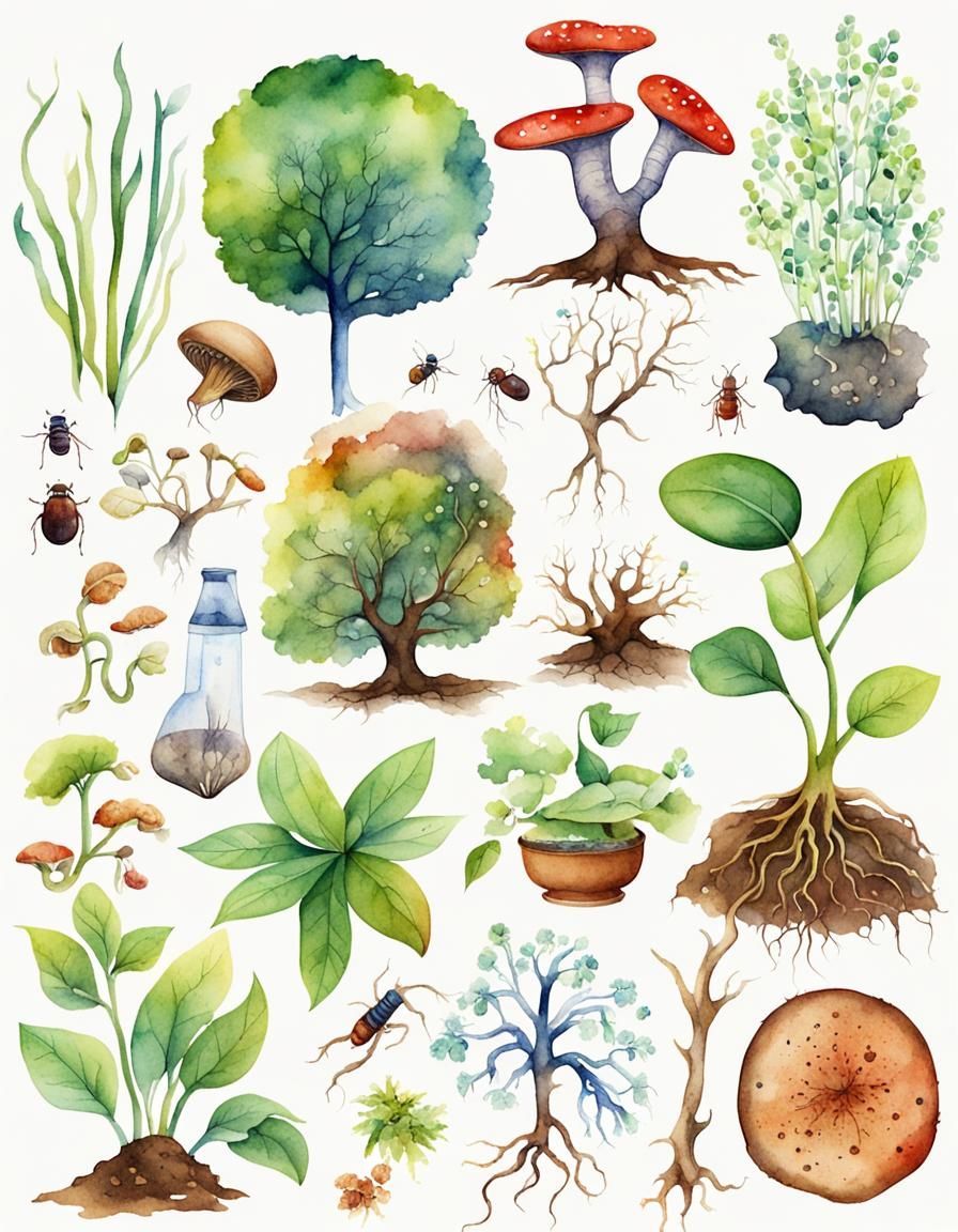 Plant science - AI Generated Artwork - NightCafe Creator