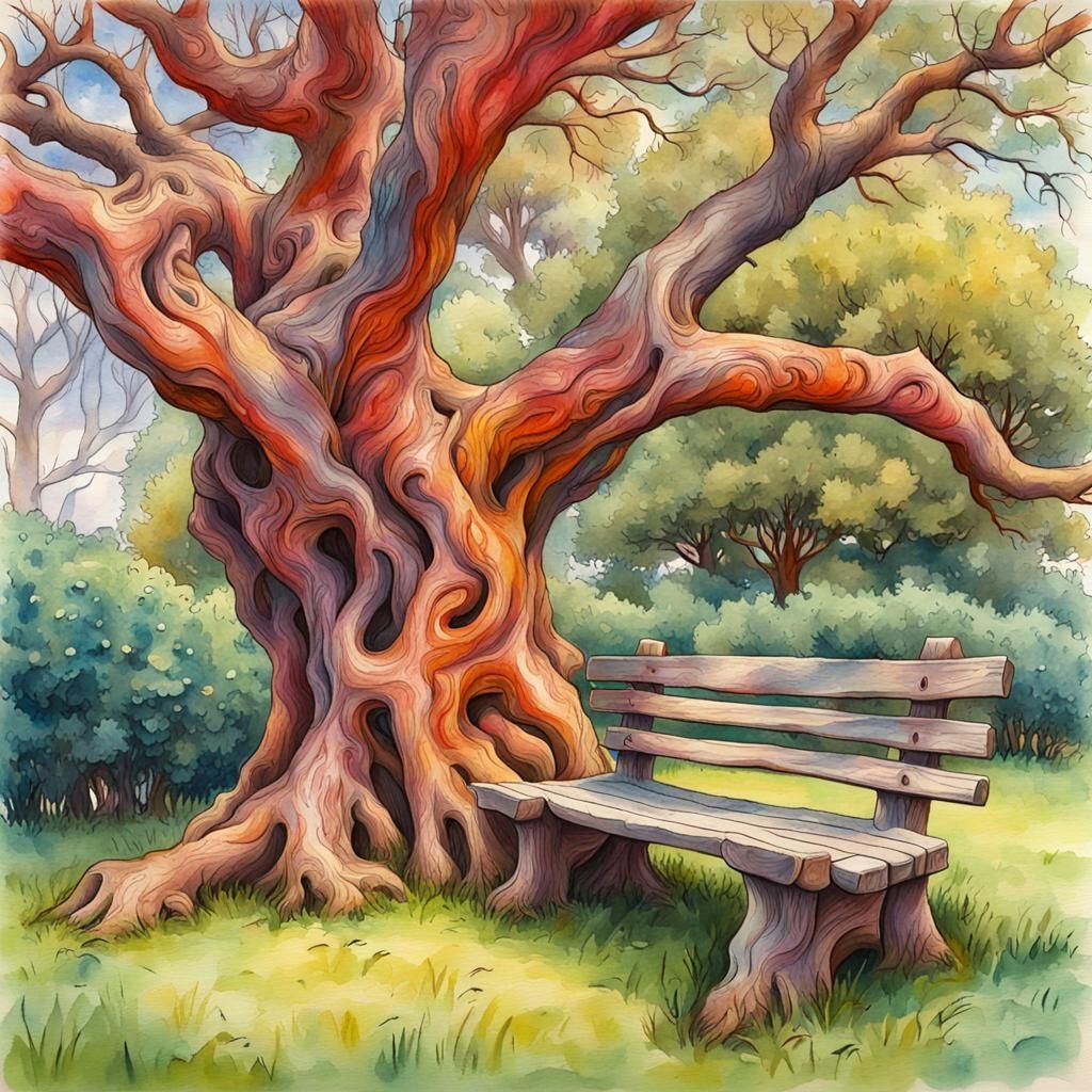 Enchanted Tree - AI Generated Artwork - NightCafe Creator