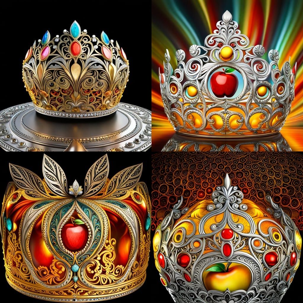 Apple Crown - AI Generated Artwork - NightCafe Creator