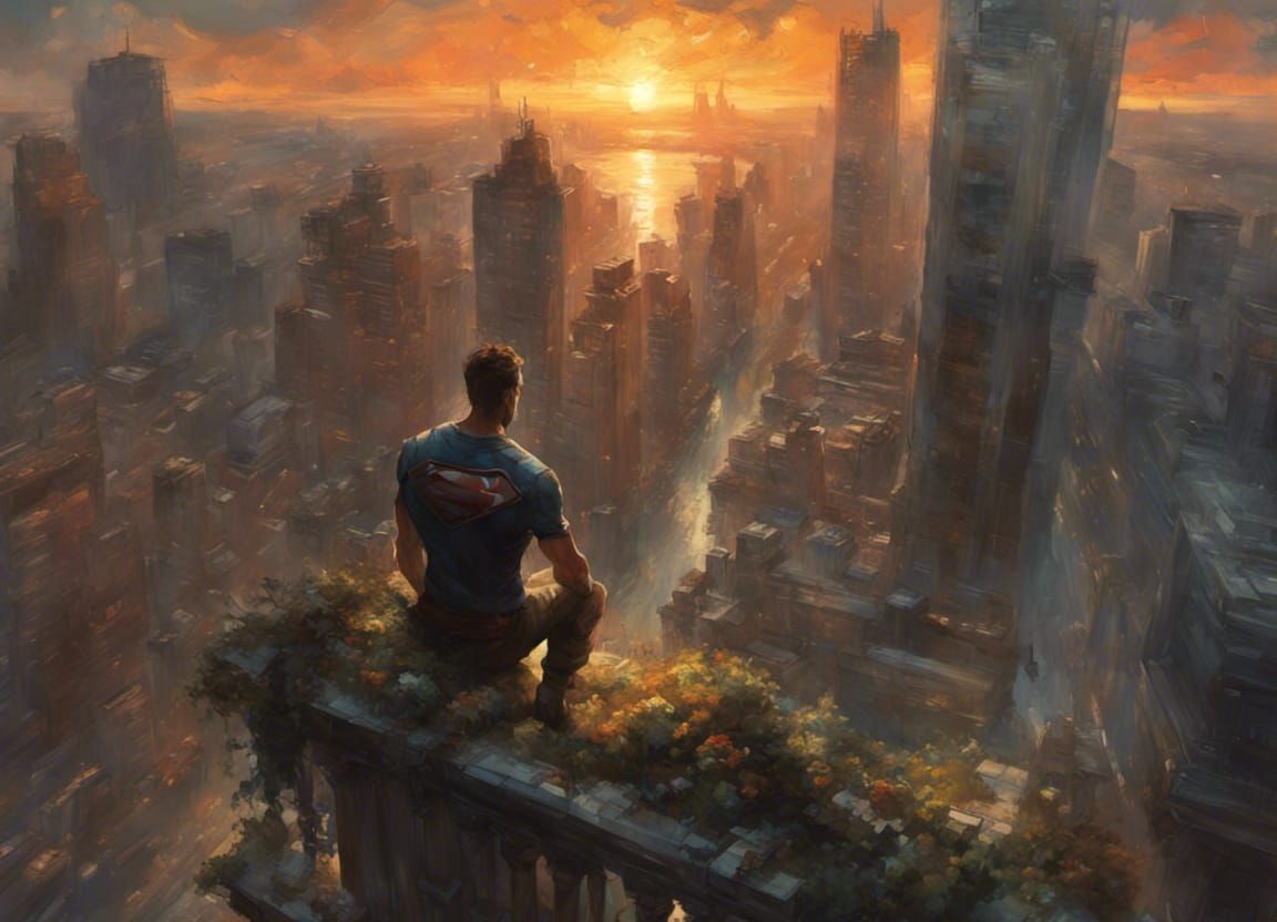 hero saving the day... - AI Generated Artwork - NightCafe Creator