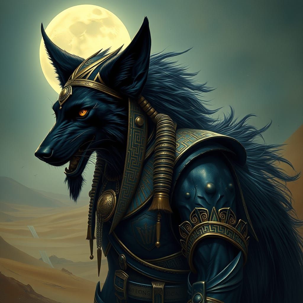 anubis female black werewolf - Regal Anubis-Inspired Female ...