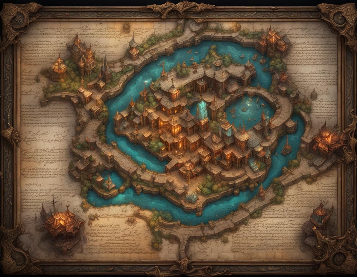 3d map - AI Generated Artwork - NightCafe Creator